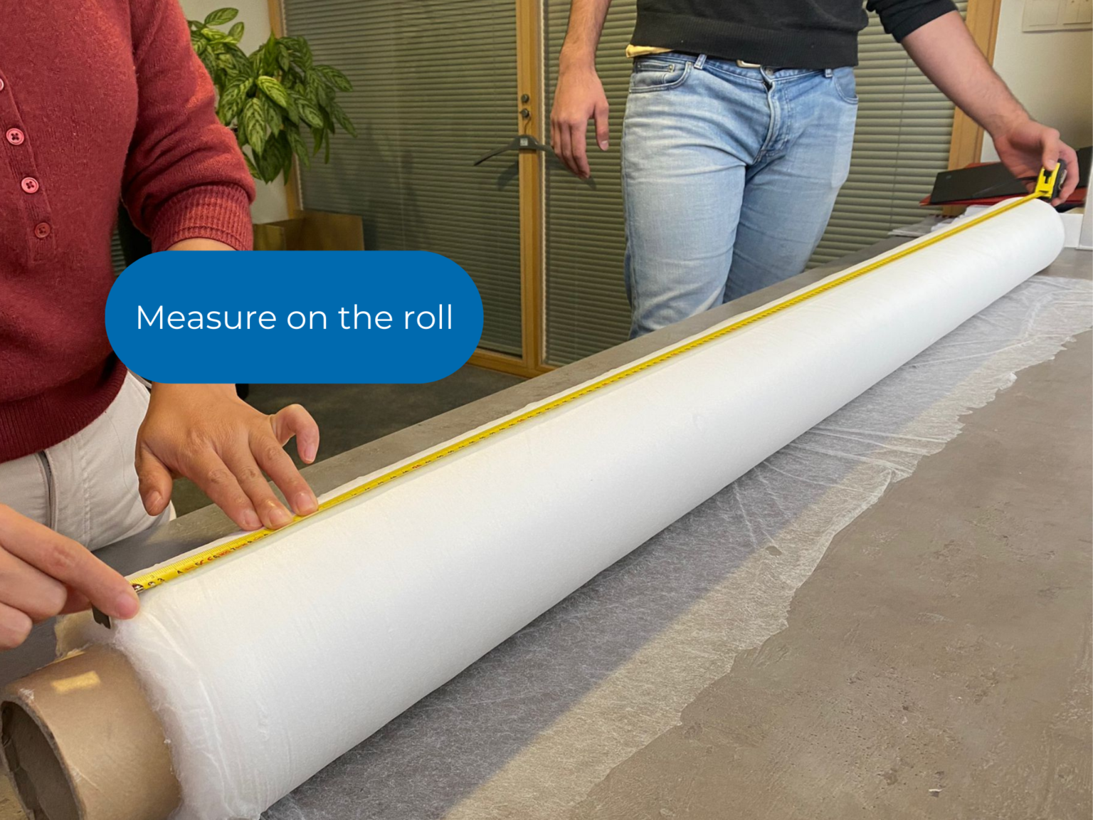 Trimmed VS untrimmed thermoplastic adhesive in roll, how to measure the ...